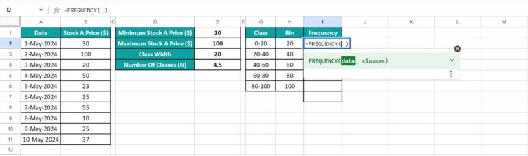 Frequency Distribution In Google Sheets - Examples, How To Use?