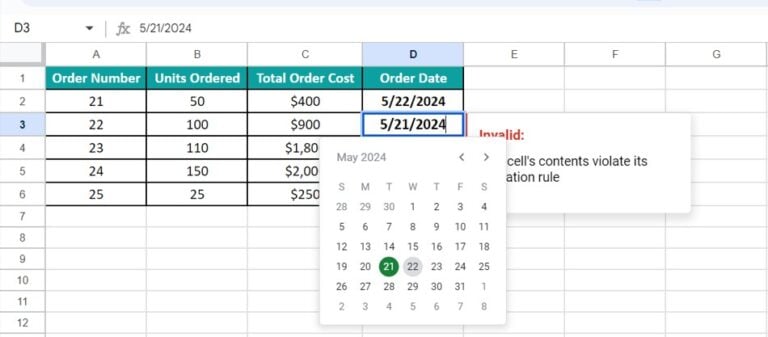 Google Sheets Date Picker - What Is It, Examples, How To Create?