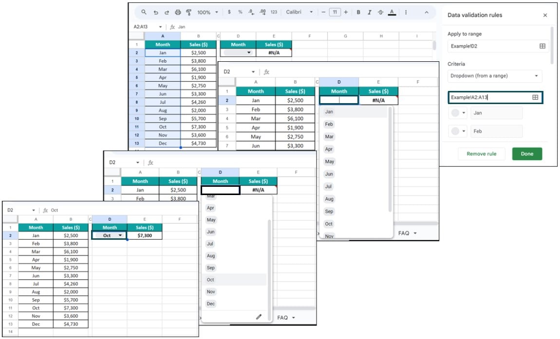 Scroll Bars In Google Sheets - Types, Examples, How To Add?