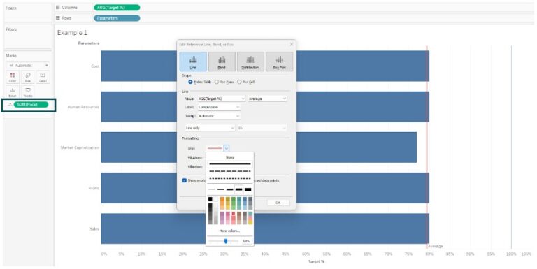 Tableau Bullet Chart - Definition, Components, How to Create?
