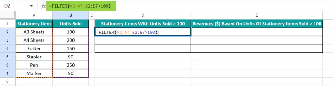 Array Formula In Google Sheets - Definition, Formula, Examples
