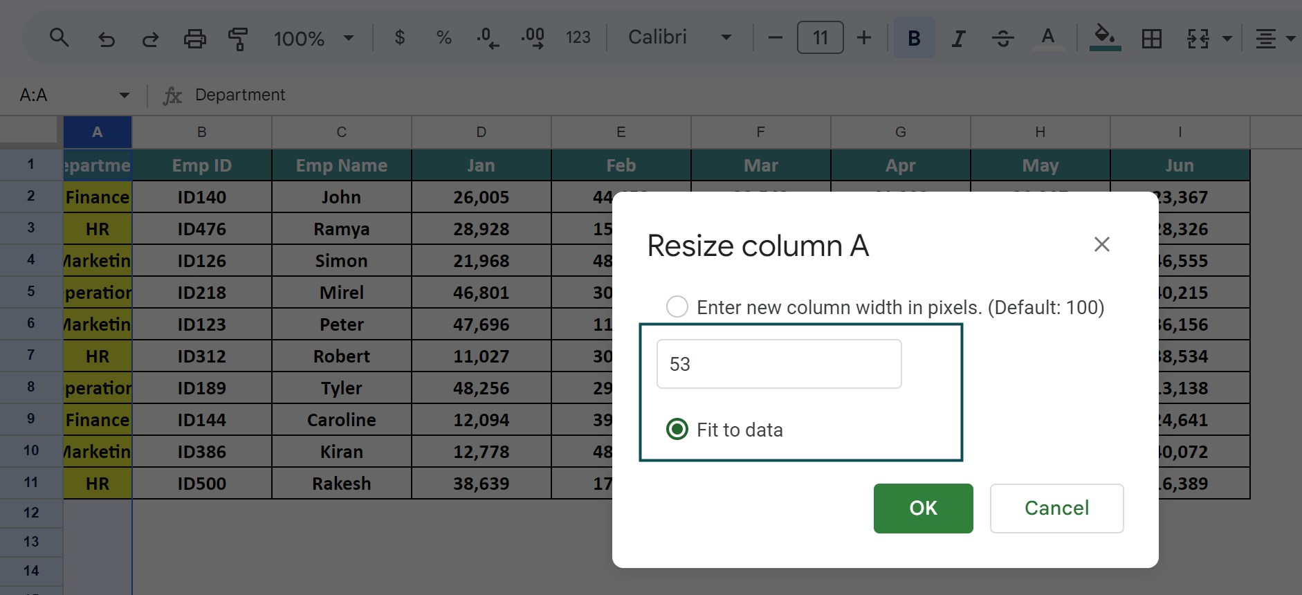 Add Column In Google Sheets - Definition, Examples, How to Add?