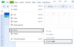 Move Columns In Google Sheets - Examples, How to Move?
