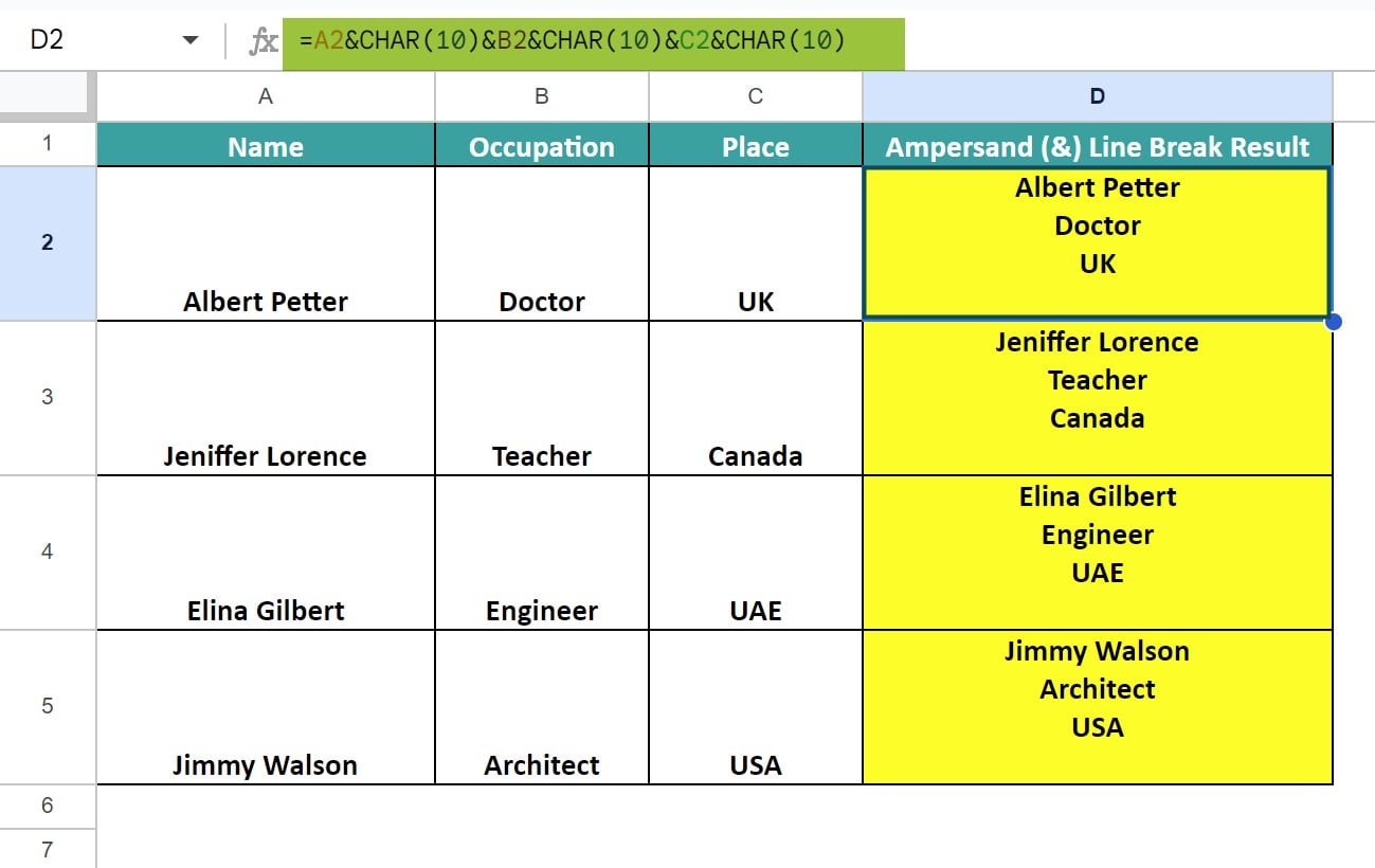Line Breaks In Google Sheets - Definition, Example, How To Insert?