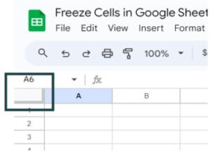 Freeze Panes In Google Sheets - How to Freeze and Unfreeze?