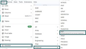 PMT in Google Sheets - Definition, Syntax, Examples, How to Use?