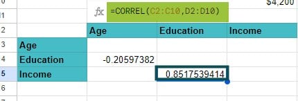 Correlation Matrix in Google Sheets - Examples, How to Create?