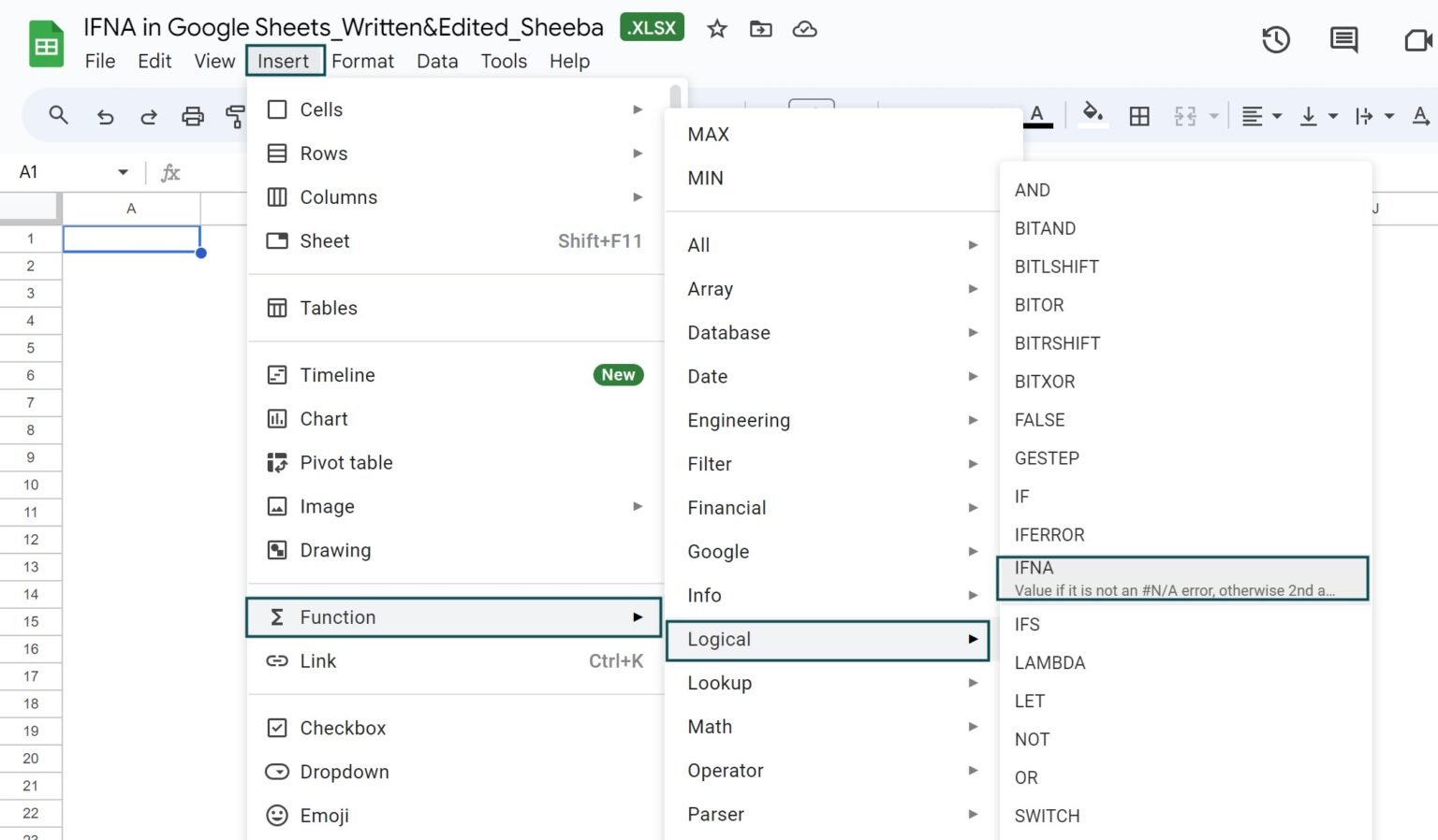 IFNA In Google Sheets - Definition, Examples, How To Use?