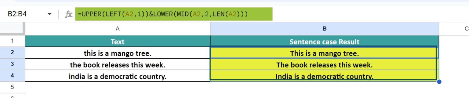 Change Case In Google Sheets - Definition, How to Change?