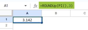 ROUNDUP Function in Google Sheets - Definition, How to Use?