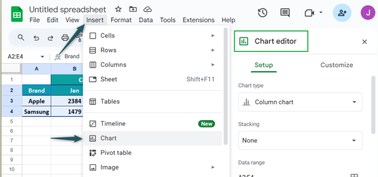 Graphs And Charts In Google Sheets - Examples, How To Access?