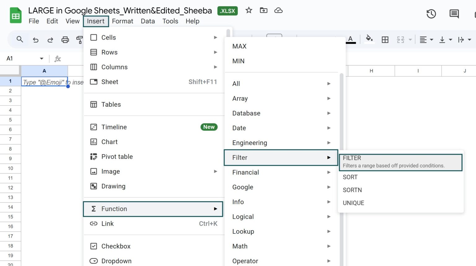 LARGE In Google Sheets - Definition, Examples, How To Use?