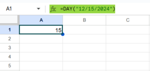 DAY Function in Google Sheets - Syntax, Examples, How to Use?