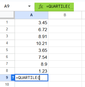 QUARTILE Function in Google Sheets - Examples, How To Use?