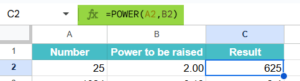 POWER in Google Sheets - Syntax, Examples, How To Use?