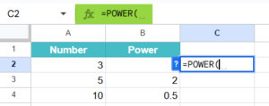POWER in Google Sheets - Syntax, Examples, How To Use?