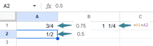 Fractions in Google Sheets - Ways to Format, How to Use?