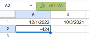 Subtraction Formula in Google Sheets - Syntax, How To Subtract?