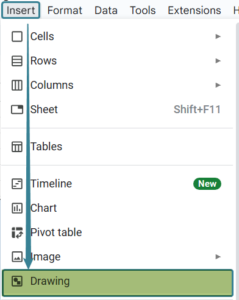 Drawing in Google Sheets - Examples, Tools Used, How To Draw?