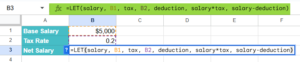 LET Function in Google Sheets - Examples, How To Use?